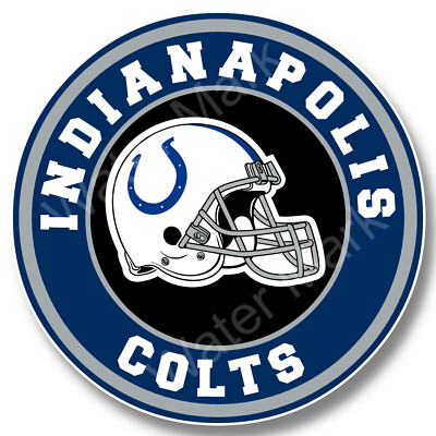 Indianapolis Colts Helmet Vinyl Sticker Decal Corn Hole Car Window ...