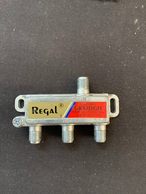 Regal 5-1000MHz 3 way splitter GRS3DGH | eBay