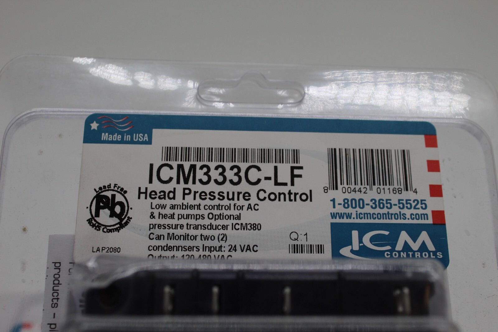 ICM ICM333C-LF Low Ambient Head Pressure Control LED for sale online | eBay