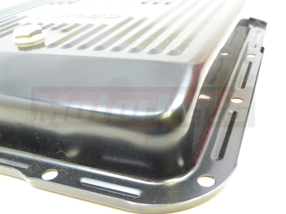 GM Chevy Turbo 350 Black Automatic Transmission Pan - Stock Capacity ...