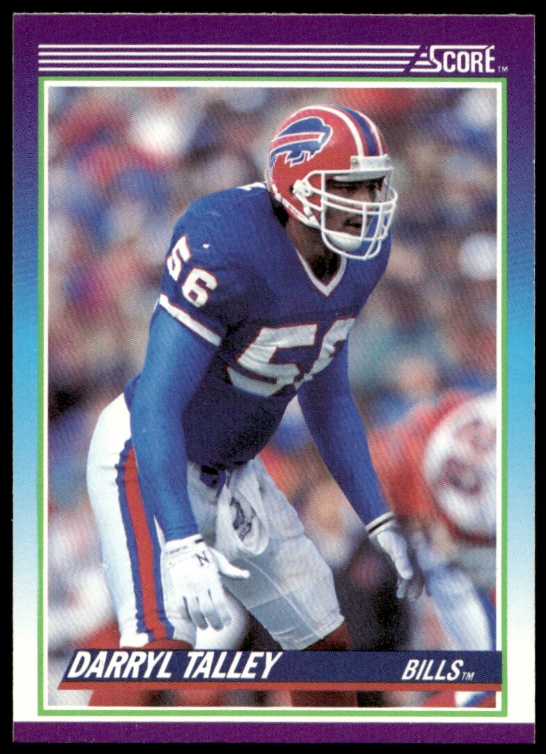 1990 Score #156 Darryl Talley BILLS | eBay