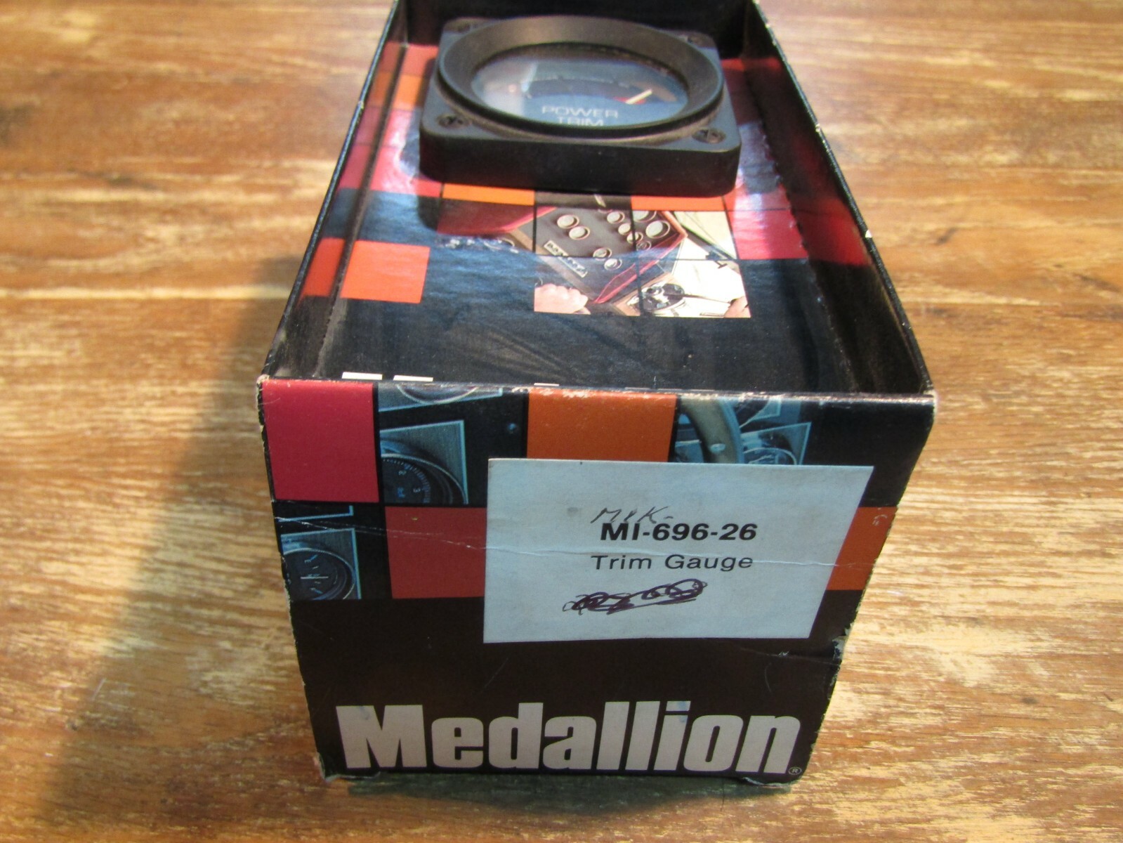 Vintage Medallion Instruments TRIM GAUGE MI-696-26 2” Mount Hole FREE ...