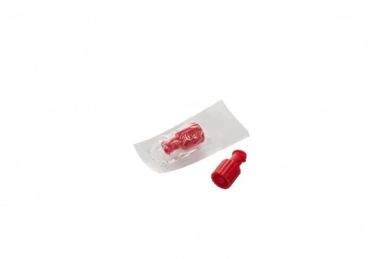 Universal Obturator Male / Female Luer Lock Caps, Red, Pack of 100 ...