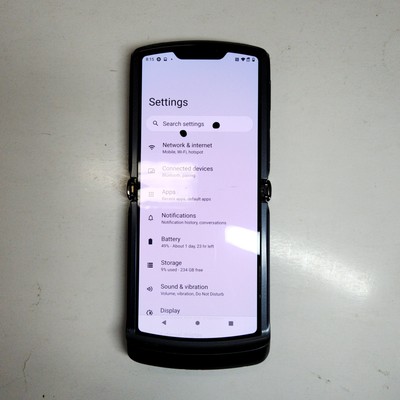 Motorola Razr 5G (2020) XT2071-5 256GB Polished Graphite (T-Mobile ...