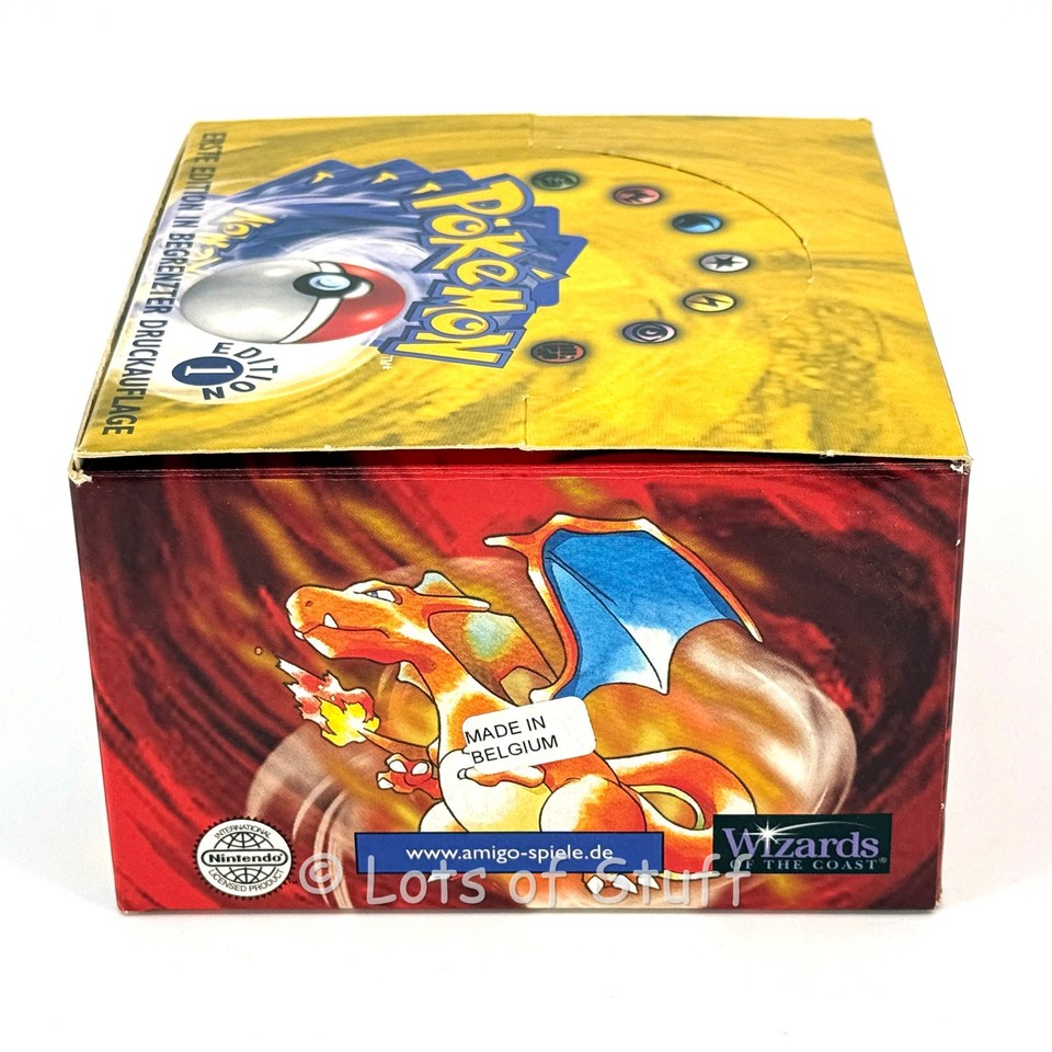 German Pokemon Base Set 1st Edition Booster Box 1999 WOTC EMPTY BOX | eBay