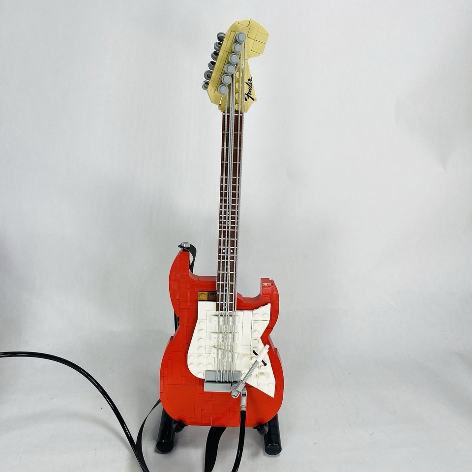 Incomplete Lego Ideas Fender Stratocaster Set 21329 Red Guitar & Amp | eBay