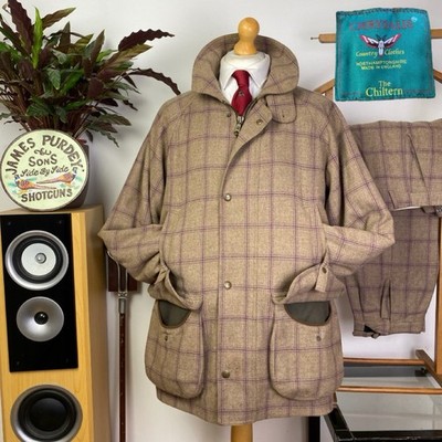 Chrysalis (L) TWEED Chiltern Field Coat Overcoat Shooting Suit ...
