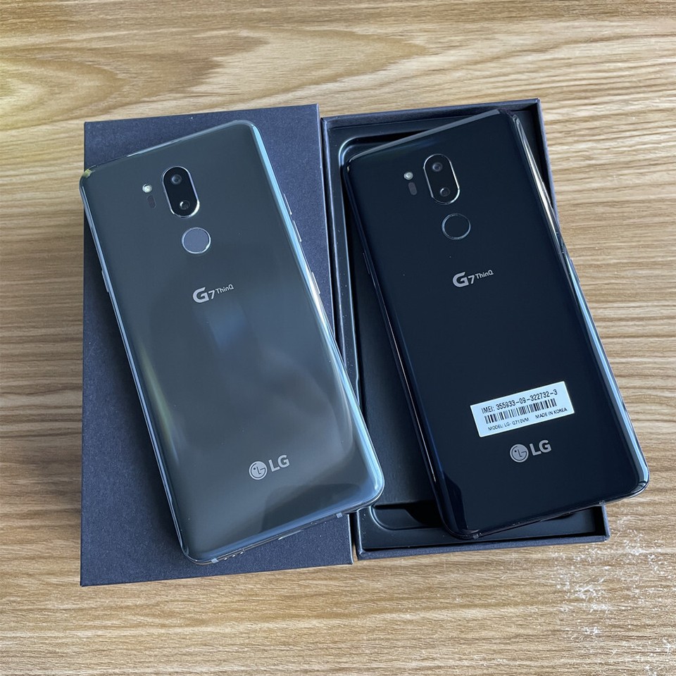 LG G7 ThinQ G710VM Fingerprint 64GB+4GB Unlocked 6.1" LTE Smartphone ...