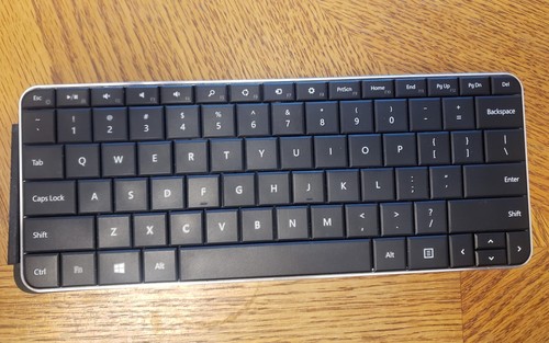 Microsoft KT-1120 Wedge Wireless Compact Keyboard | eBay