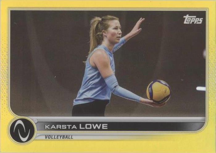 2023 Topps Athletes Unlimited All Sports - Karsta Lowe #60 Gold ...