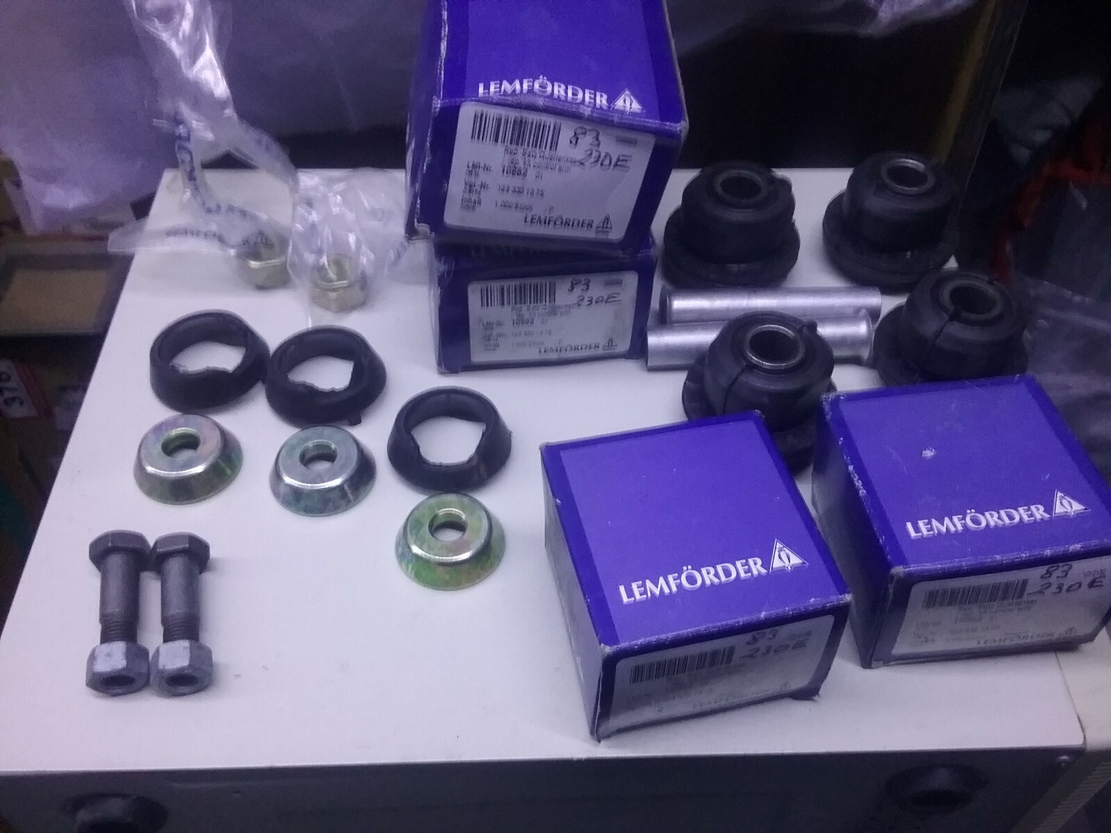 Vintage Genuine Mercedes LEMFORDER Suspension Repair for 1983 230E ...