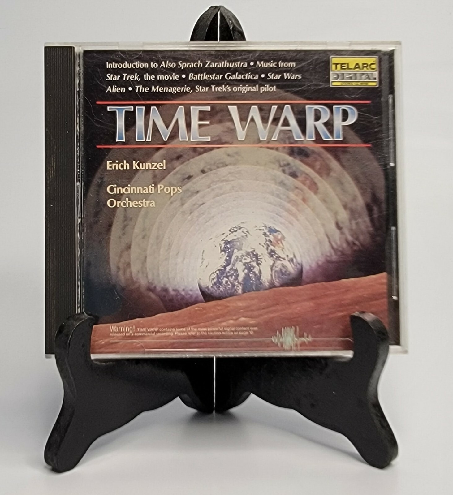VINTAGE TIME WARP CD 1984 TELARC MADE IN JAPAN STAR WARS STAR TREK ...