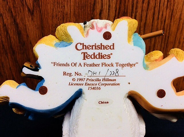 Mother Goose ~ Cherished Teddies "Friends of a Feather Flock Together ...