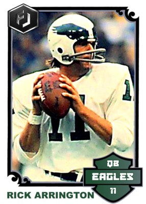 ACEO RICK ARRINGTON PHILADELPHIA EAGLES CUSTOM HAND MADE ART CARD | eBay