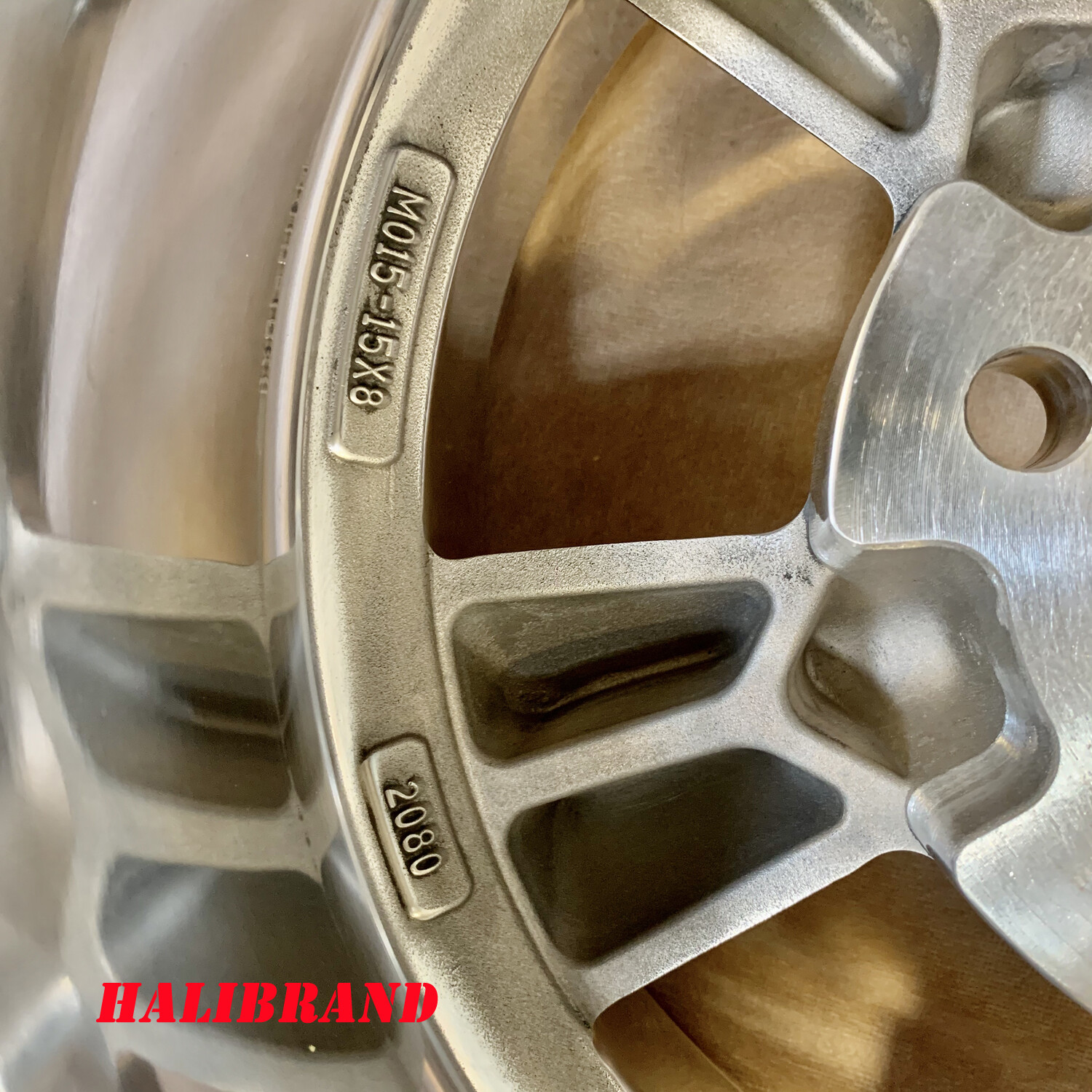 Halibrand 5 Spoke Aluminum Wheels Genuine 15” x8 5x4.5 et -22.23 (set ...