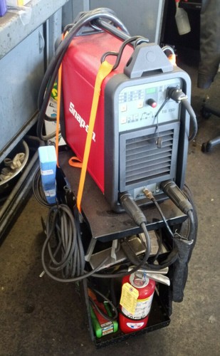 Ready to go Snap On Tig Welder T150i With Cart, Pedal, and Argon Bottle ...