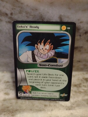 DBZ Dragon Ball Z Goku's Ready #39 CCG Unlimited Trunks Saga Score | eBay