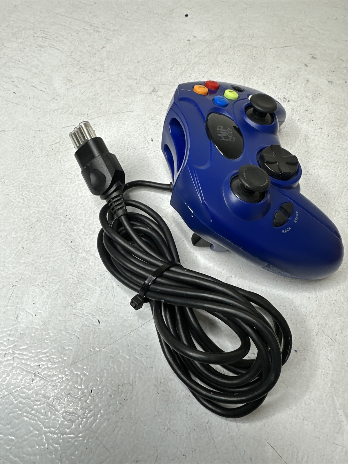 Hip Gear Original Microsoft Xbox Controller Dark Blue WIRED | eBay