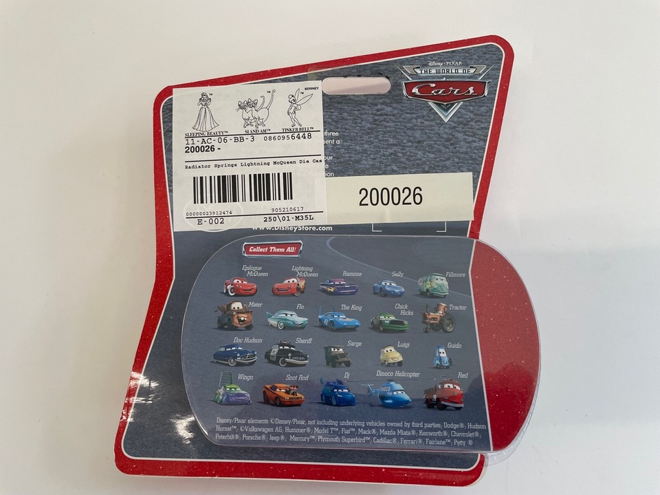 Disney Store Pixar Cars Exclusive Epilogue McQueen Die Cast Bubble pack ...