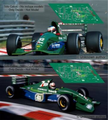 Decals Jordan 191 Belgium GP 1991 1:32 1:43 1:24 1:18 slot calcas | eBay
