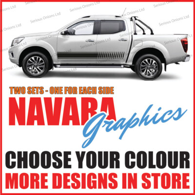 Nissan Navara Graphics Stickers Side Stripes Decals 4X4 truck nv47 ...