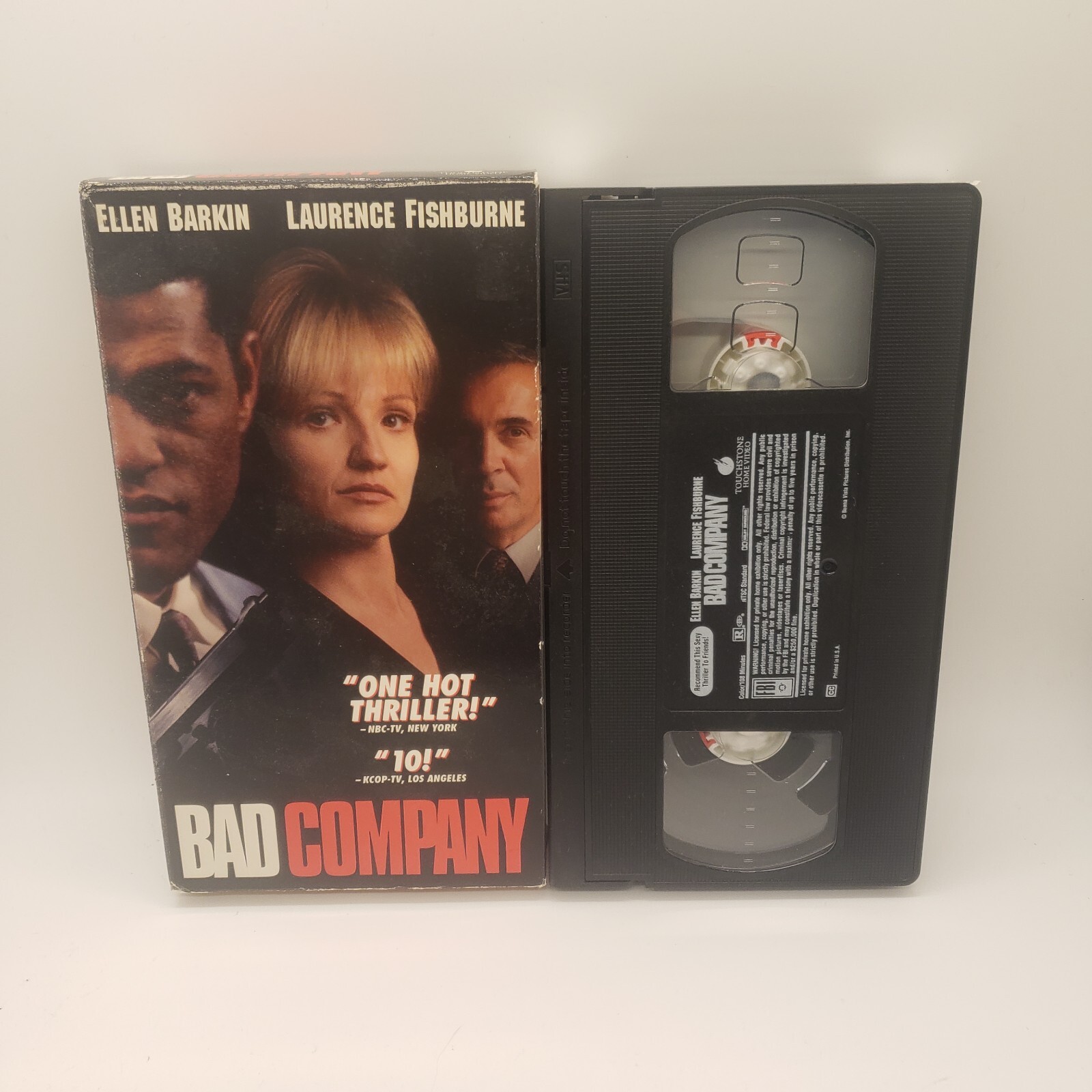 Bad Company VHS VCR Video Tape Used Ellen Barkin Laurence Fishburne | eBay