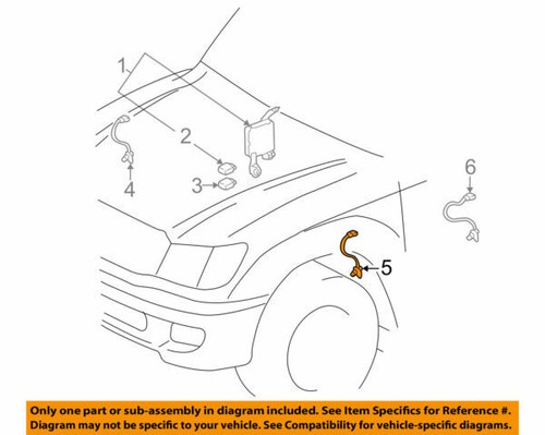 89406-60012 Toyota Sensor sub-assy, height control, front lh 8940660012 ...