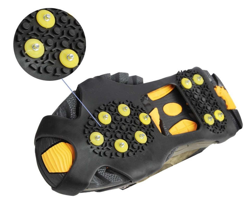 Ice Cleats Grippers for Shoes and Boots Anti Slip Ice Grips Snow ...