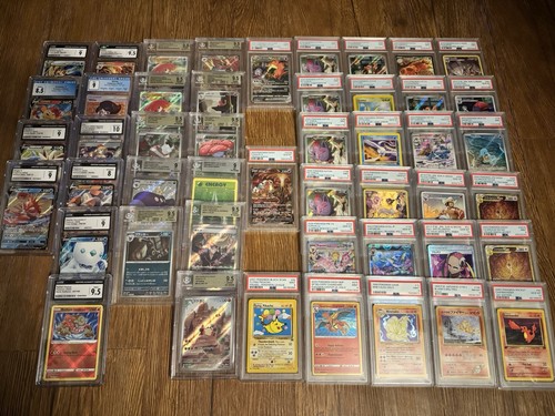 Pokemon Graded Slab Lot Of 48 (psa,cgc,bgs) Feat.Delivery Charizard and ...