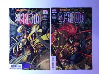 ABSOLUTE CARNAGE - SCREAM #1 & #2 NM MARVEL RUN / LOT 2019 - VENOM ...