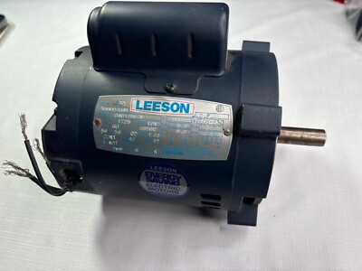 LEESON 1/4HP Single Phase Resilient Base Motor Industrial | eBay