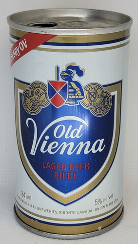 Old Vienna Lager Beer/Carling Brg Co. ~ Alum 12oz. Beer Can ~ Empty ...