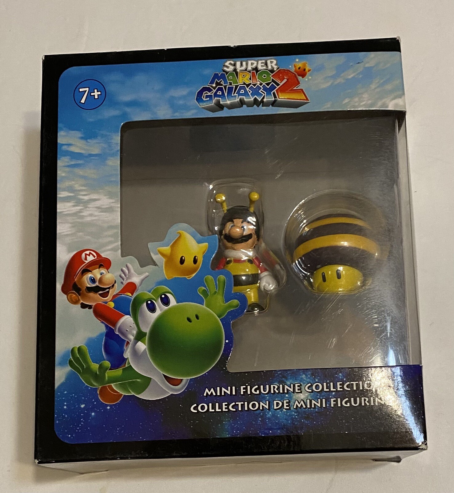 Super Mario Galaxy 2 Bee Mario & Bee Mushroom Figure, 2 Pack | eBay