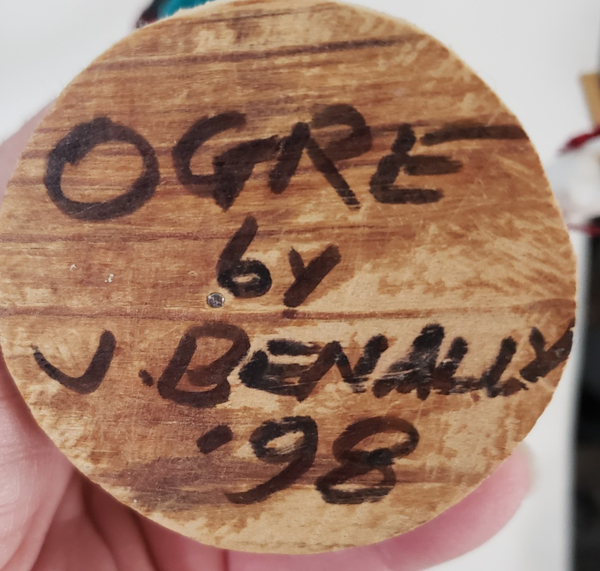 Kachina Doll Ogre Signed J Benally Southwestern Gift | eBay