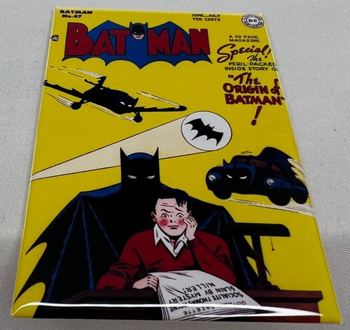 1948 Batman #47 Classic Cover Art Handcrafted Refrigerator Magnet (2.5 ...