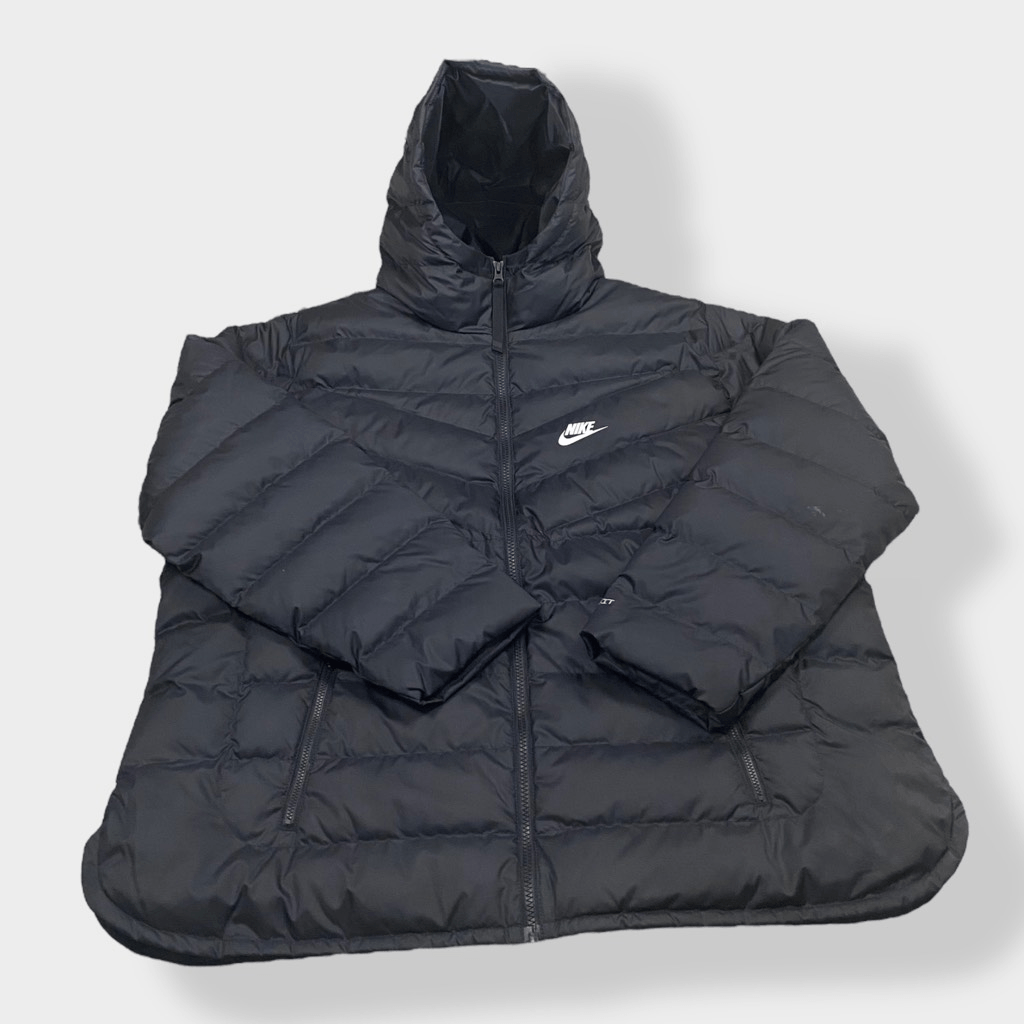 Nike Down Fill Black Therma-Fit Repel Puffer Jacket DM0698-010 Womens ...