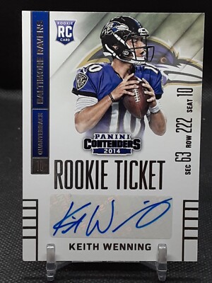 KEITH WENNING 2014 CONTENDERS AUTO ROOKIE BENGALS BALL STATE | eBay