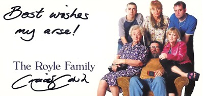CRAIG CASH SIGNED PHOTO CARD - THE ROYLE FAMILY (REDUCED PRICE) | eBay ...