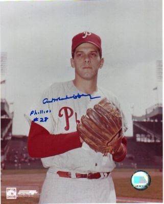 Art Mahaffey Signed Autographed 8x10 Photo - MLB Phillies Cardinals 3X ...