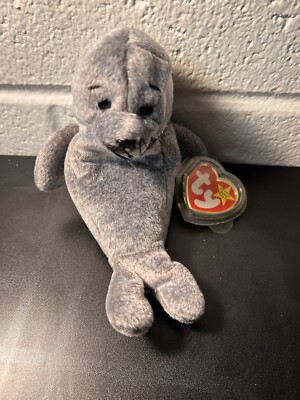 *RARE* Ty Beanie Baby Slippery The Seal With Errors 8421042227| eBay