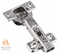 BLUM 71B3550 BLUMOTION Soft Close 110° Full Overlay Hinge & 173L6100 ...