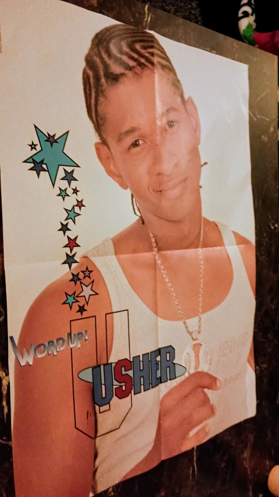 Vintage Y2K Double Sided Rap Hop Hop Poster 22x16- Usher / Lil Bow Wow ...