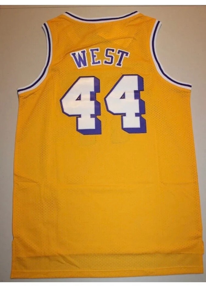 Los Angeles Lakers Jerry West 1971-1972 #44 Jersey Large Mitchell ...