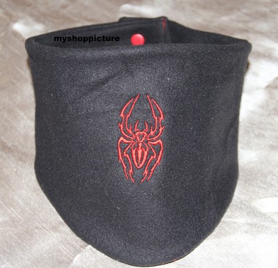 Dreiecktuch bestickt Fleece Schal SPIDER UNIKAT NEU Biker Schal Tuch | eBay
