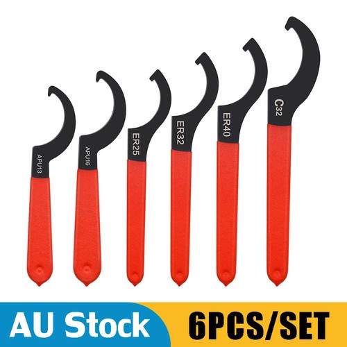 6pcs Universal Coil Over Wrench Shock Spanner Adjustable C Shape ...