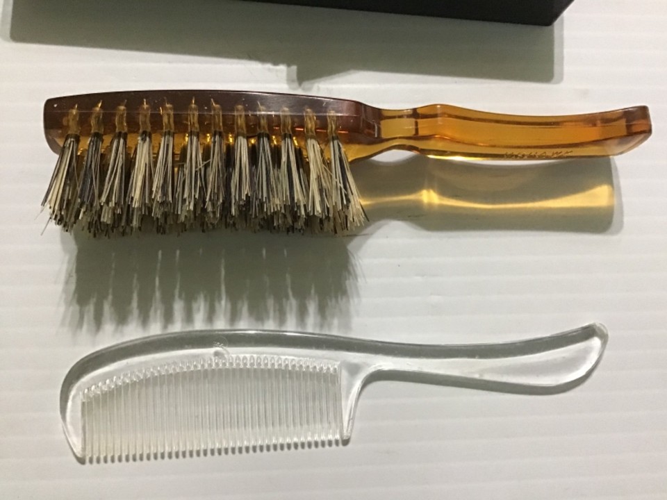 Vintage Mohawk's Brush and Comb Moustache Grooming Kit, Great Condition ...