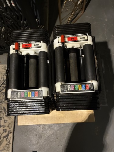 Powerblock Adjustable Dumbbell Set Each Made In USA | eBay
