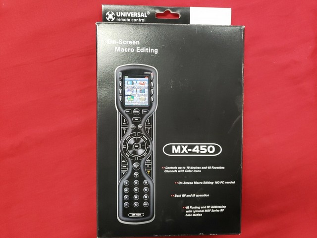 Universal Remote Control MX-450 Custom Programmable Remote Control for ...