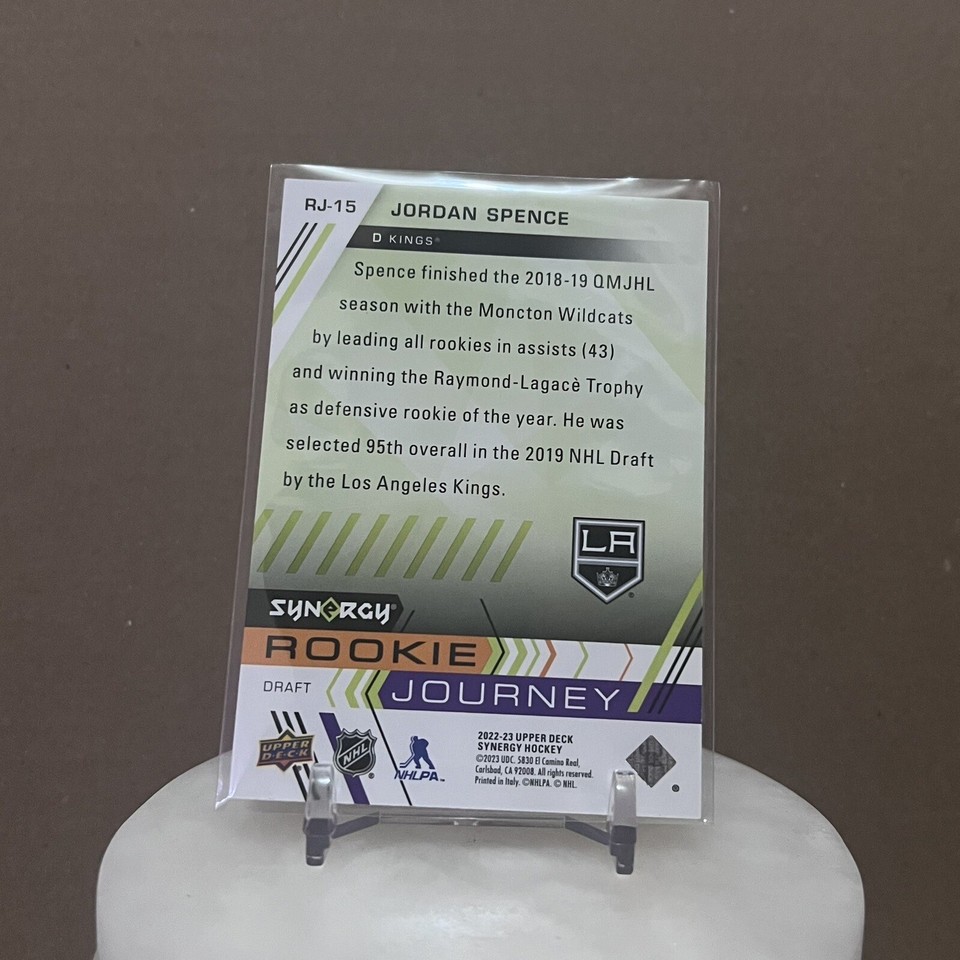 2022-23 UD Synergy Rookie Journey Jordan Spence #RJ-15 Los Angeles ...