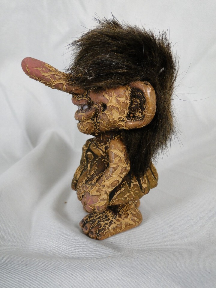 Original NYFORM 4" Handmade Troll #15 Small Girl Lena Made in Norway | eBay